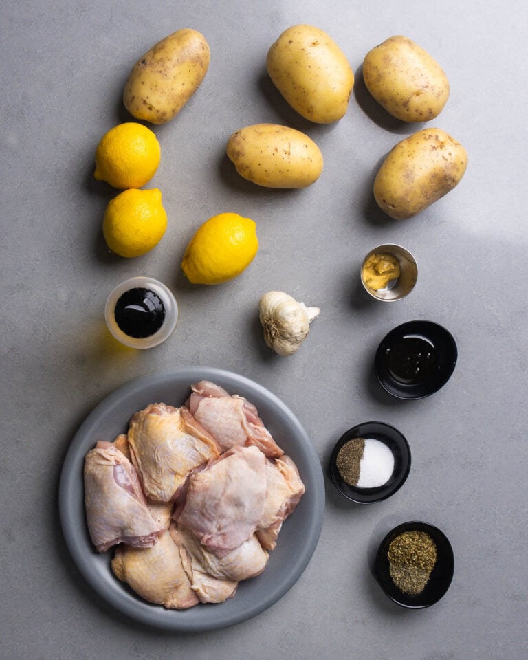 Easy Greek Lemon Chicken and Potatoes - Sip and Feast