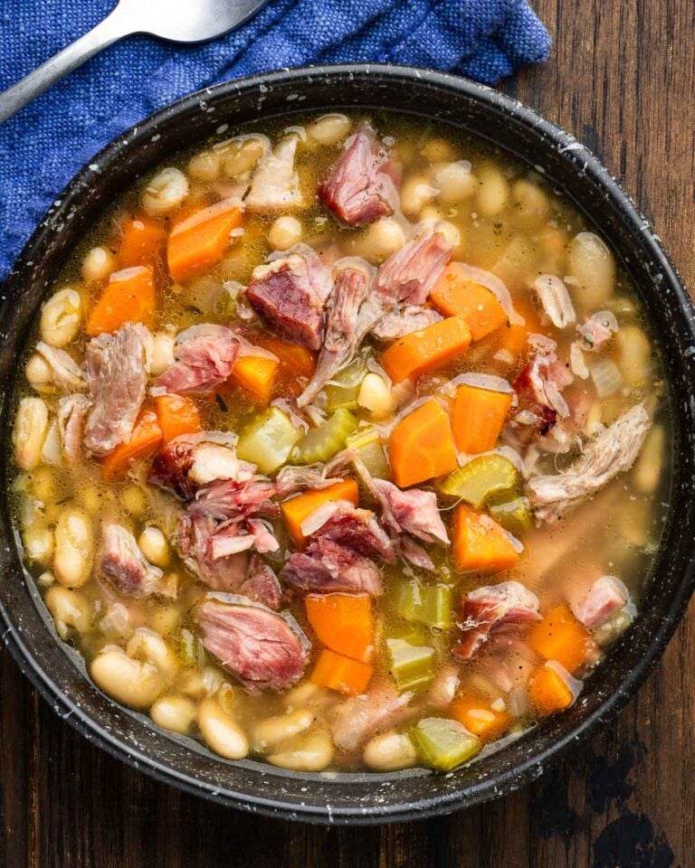 Hearty Ham and Bean Soup - Sip and Feast