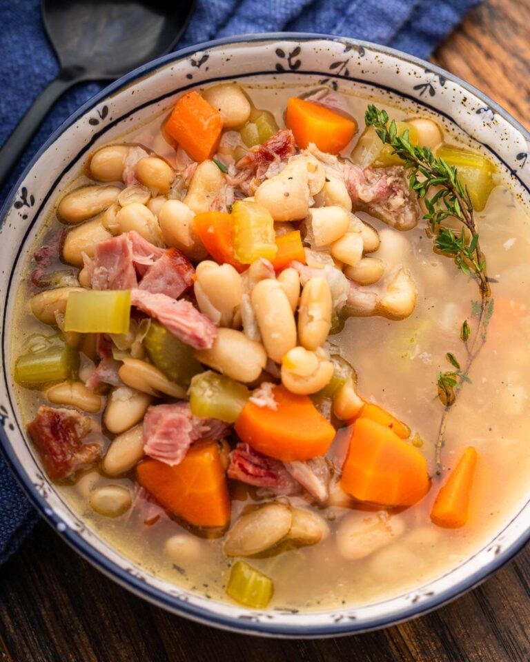 Hearty Ham and Bean Soup - Sip and Feast