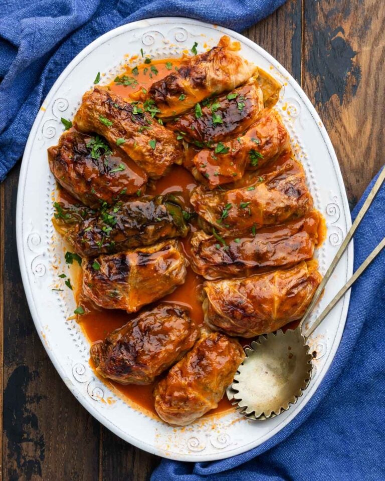 Stuffed Cabbage Rolls - Sip and Feast