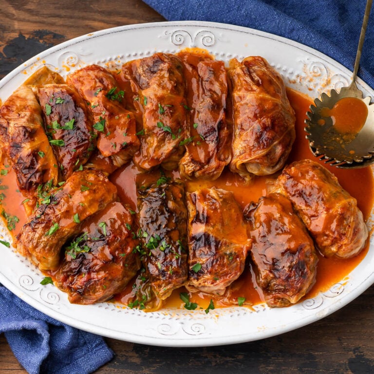 Stuffed Cabbage Rolls - Sip and Feast
