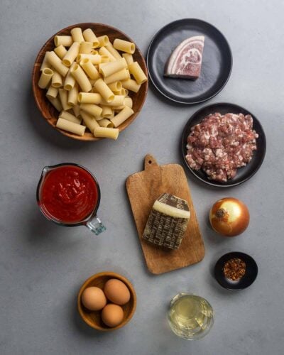 Pasta alla Zozzona - Sip and Feast