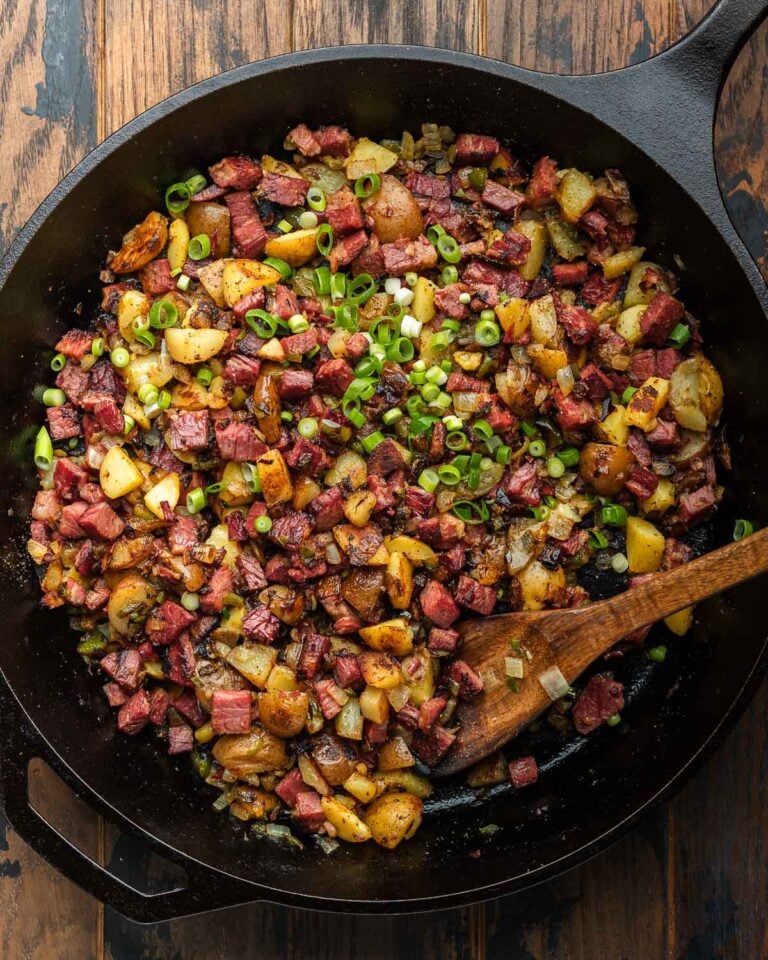 Easy Corned Beef Hash - Sip and Feast
