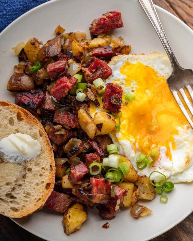 Easy Corned Beef Hash - Sip and Feast