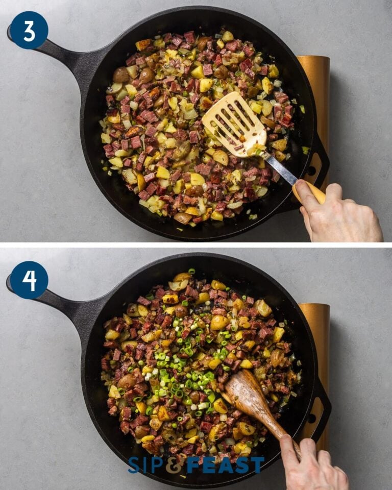 Easy Corned Beef Hash - Sip and Feast