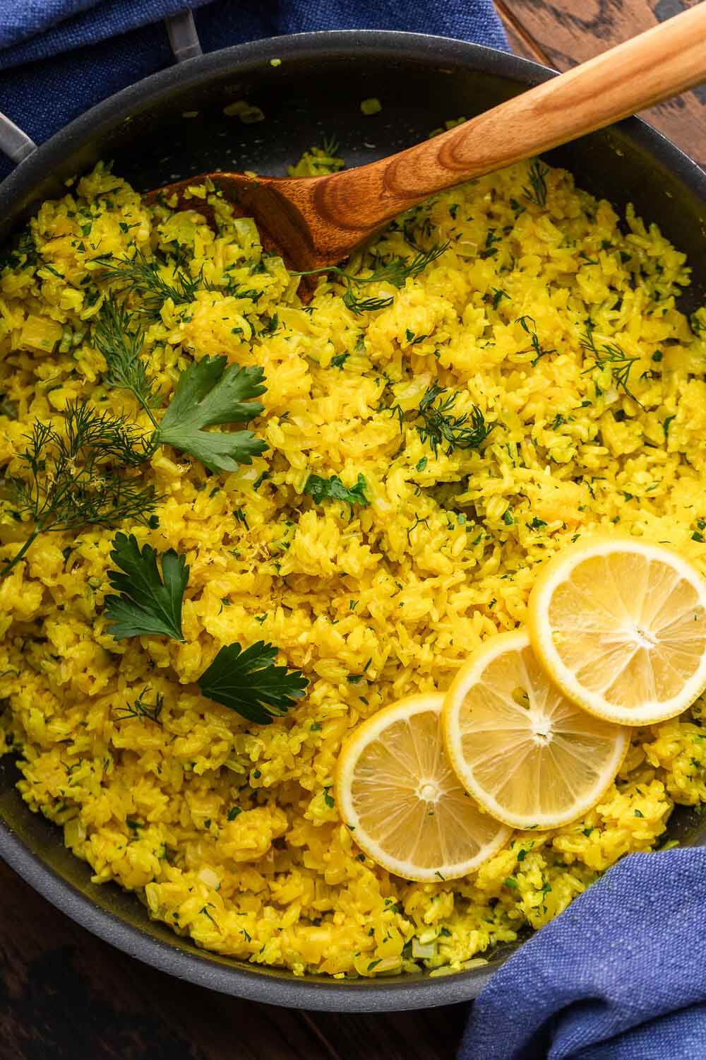 Lemon Rice (Easy Greek Side Dish) - Sip and Feast