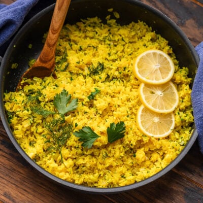 Lemon Rice (Easy Greek Side Dish) - Sip and Feast
