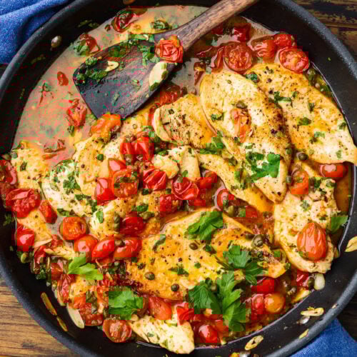 Easy Chicken with Capers and Tomatoes