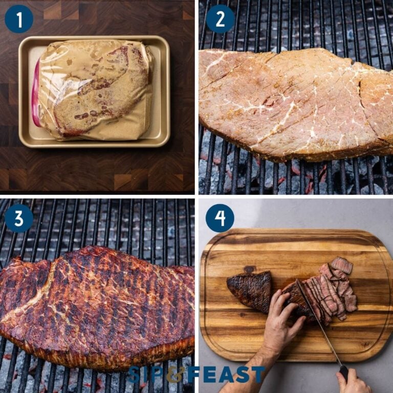 Marinated London Broil with Easy 3-Ingredient Marinade