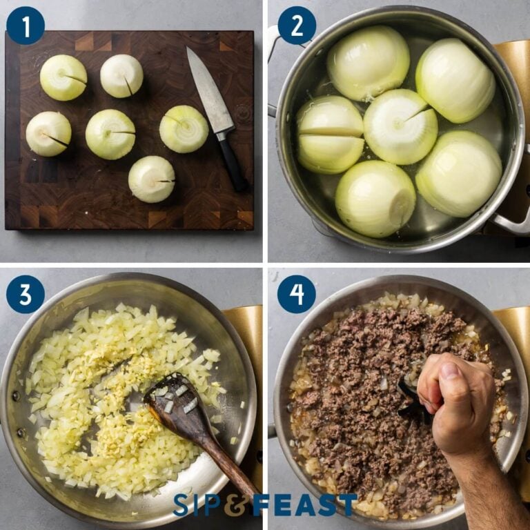 Greek Stuffed Onions - Hearty and Robust