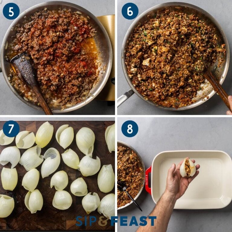 Greek Stuffed Onions - Hearty and Robust