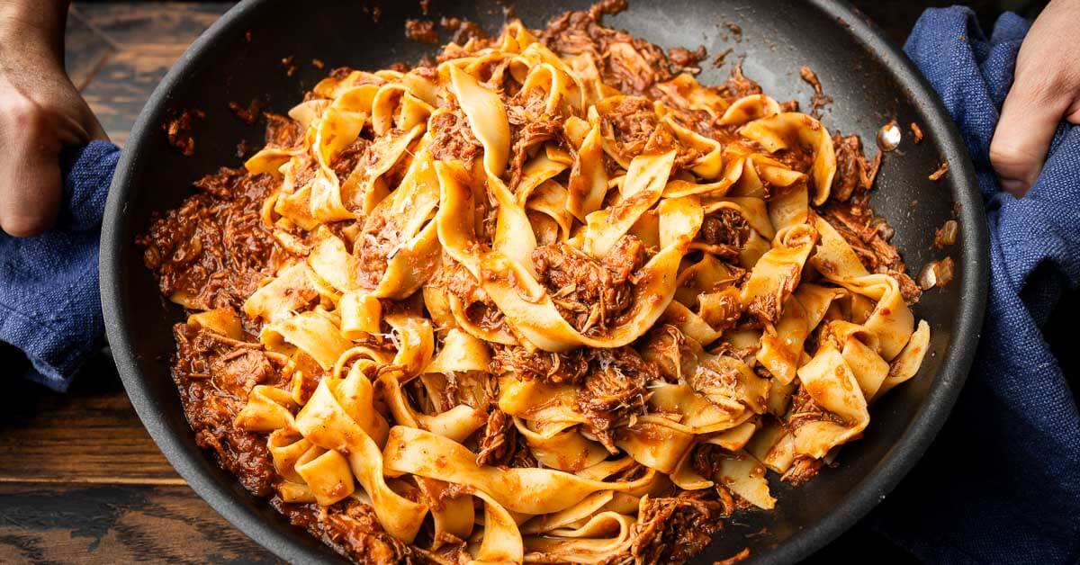 Sicilian Pork Ragu with Chocolate