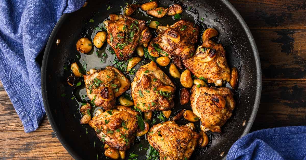 40 Clove Garlic Chicken (Legendary but Easy)