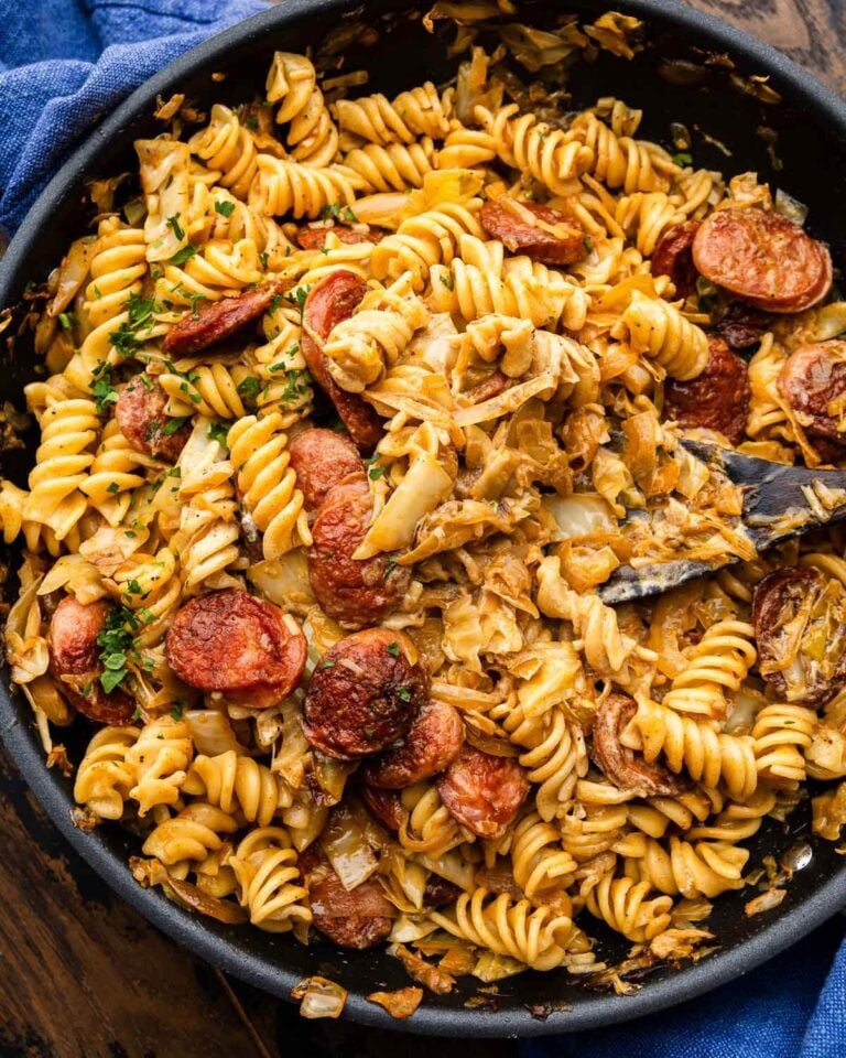 Kielbasa Cabbage Pasta