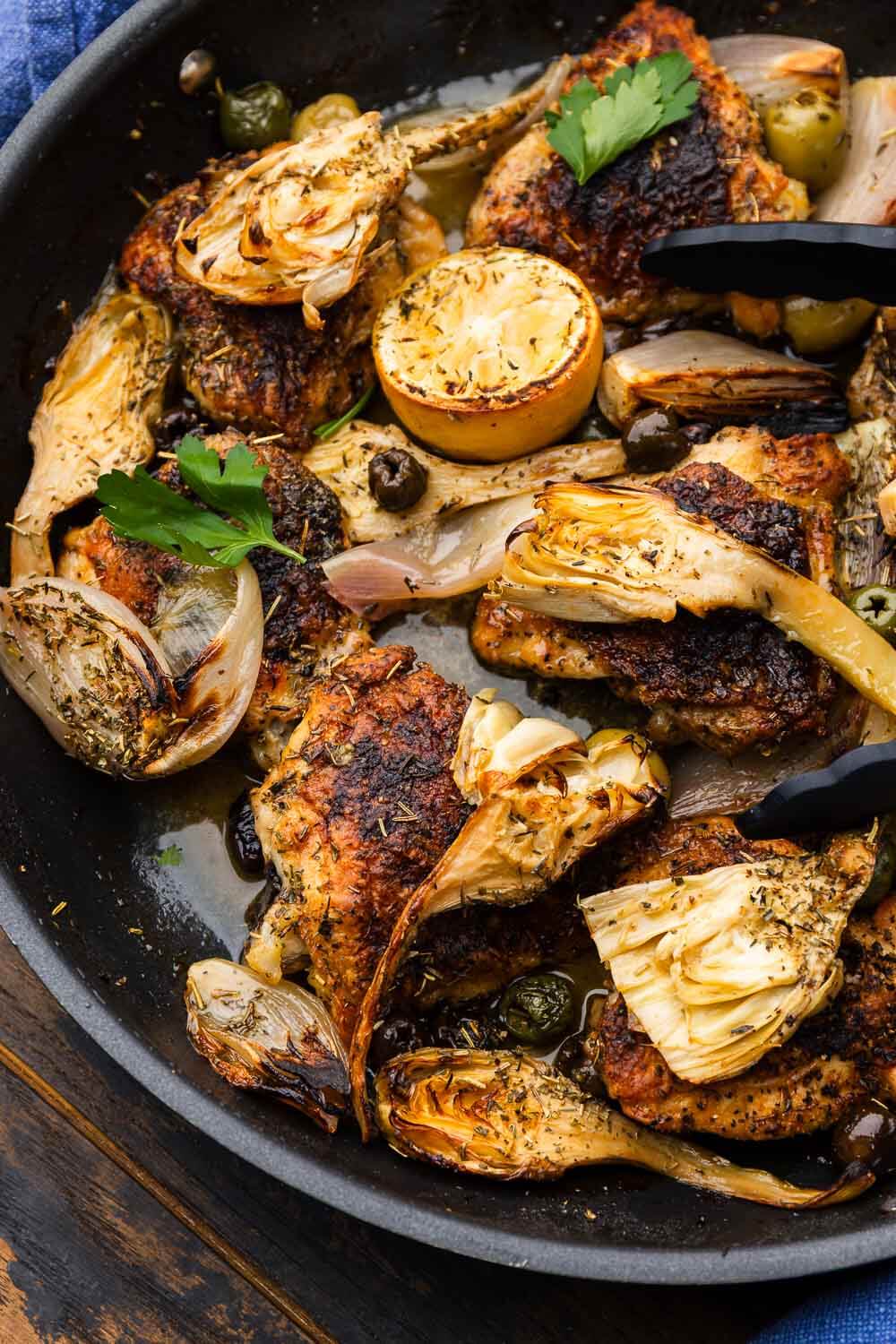 Roasted Chicken Provencal - One-Pan Rustic French Meal