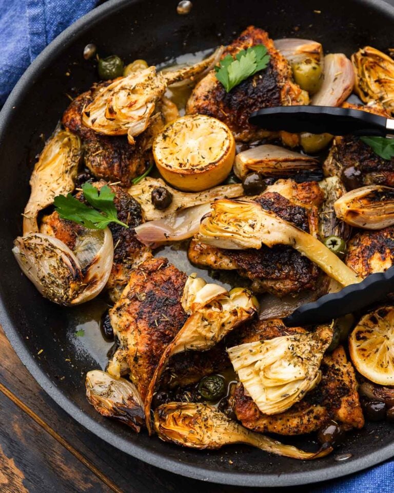 Roasted Chicken Provencal - One-Pan Rustic French Meal